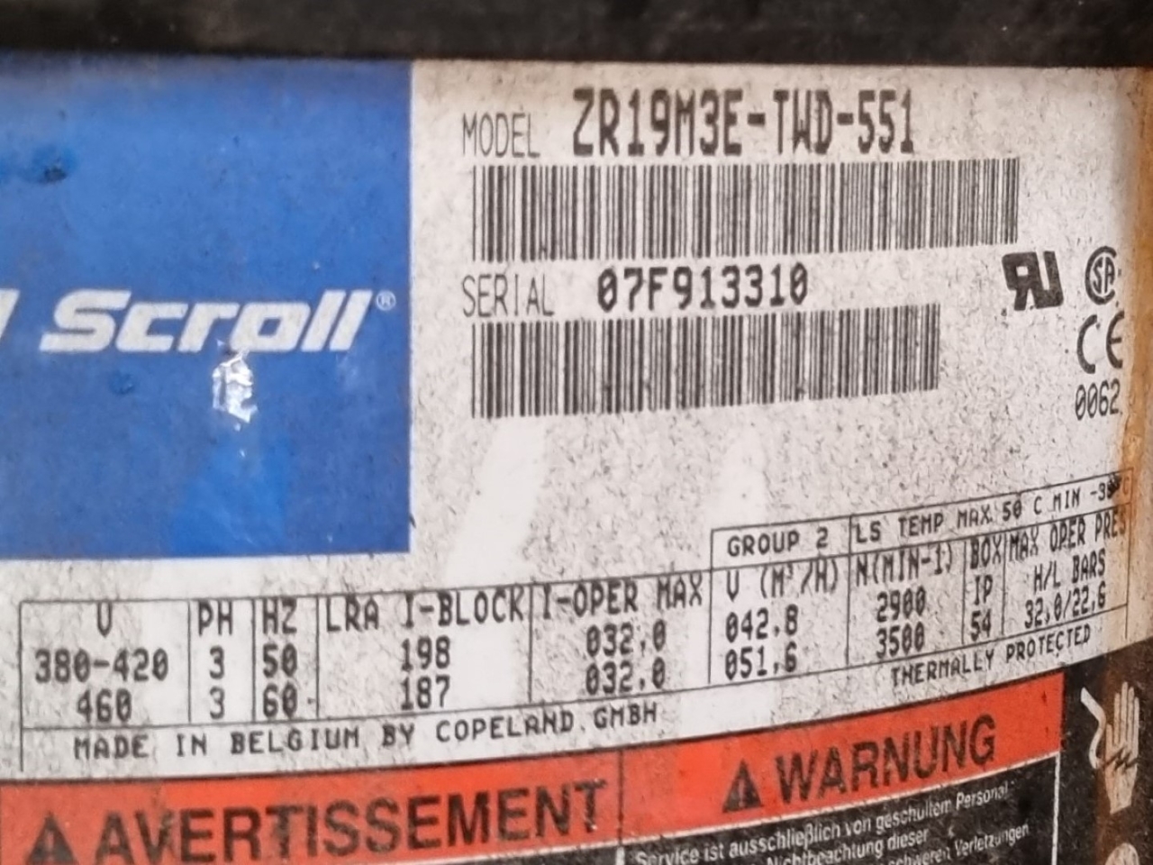 Used Colt CHA/WP 302P air cooled chiller R407C | HOS BV